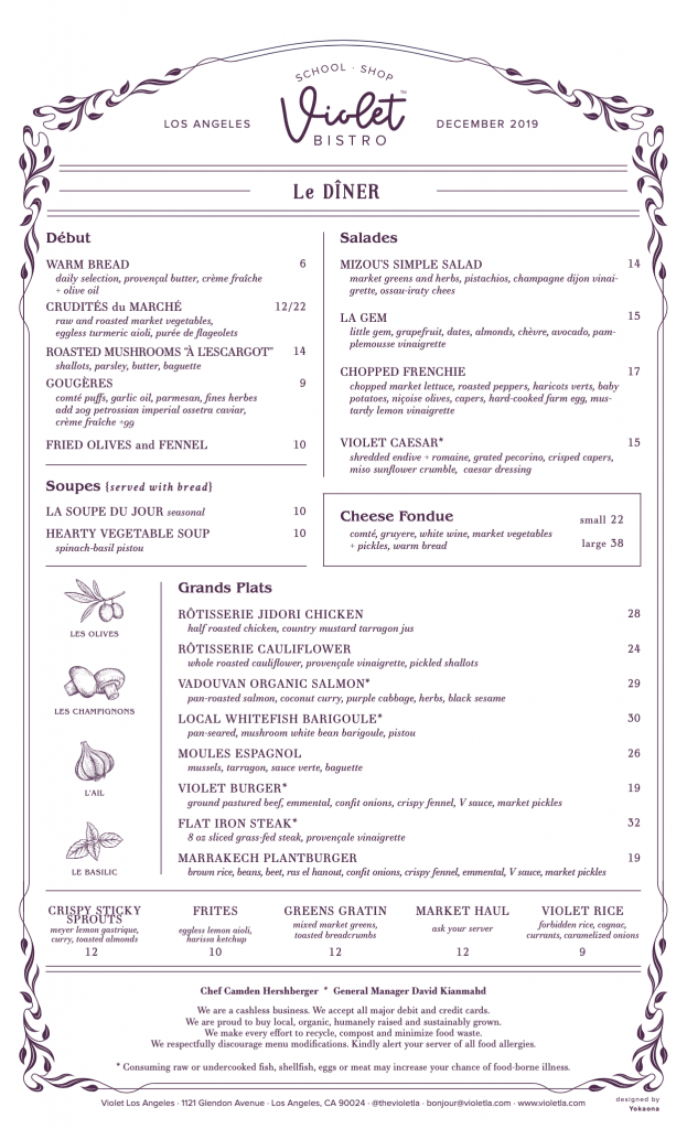 Details Emerge For 'Violet' As French Bistro, School, and Boutique ...